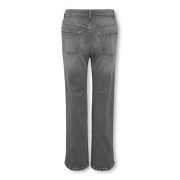 KIDS Only M&auml;dchen Relax-fit-Jeans "KOGMADISON BLUSH WIDE GD DNM NOOS", blau, Gr. 116, unifarben, Denim/Jeans, Obermaterial: 92% Baumwolle, 6%