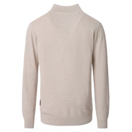 Casamoda Herren Troyer "Casamoda Stricktroyer uni"wei&szlig;beige, Gr. L, 100% Baumwolle, Pullover
