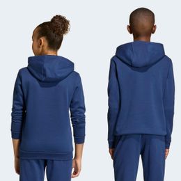 Kinder Kapuzensweatshirt "ENTRADA 26 KIDS HOODIE", blau, Gr. 152, adidas Performance, Obermaterial: 70% Baumwolle, 30% Polyester, Sweatshirts