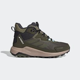 adidas terrex Damen Winterstiefel "ANYLANDER CLIMAWARM+", Gr. 38,5olive strata, night cargo, semi flash aqua, Synthetik, Textil, Schuhe, gef&uuml;ttert