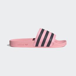 Herren Badesandale "ADILETTE", adidas originals, Gr. 37glow pink, aurora schwarz, glow pink, Leder, Schuhe, Badelatschen