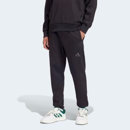 Herren Sporthose "ALL SZN REGULAR TAPERED", schwarz, Gr. S, adidas Sportswear, Obermaterial: 70% Baumwolle, 30% Polyester, Hosen