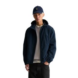 Marc O'Polo Outdoorjacke MARC O'POLO DENIM "aus wasserabweisendem Recycling-Material", Herren, Gr. L, navy teal, Obermaterial: 100% Polyamid. Futter: 100% Polyester, unifarben, regular fit, elastischer Bund, Jacken Outdoorjacke