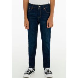 LEVI'S KIDS Jungen Stretch-Jeans "LVB 512 SLIM TAPER JEANS", blau, Gr. 4, Denim/Jeans, Obermaterial: 72% Baumwolle, 23% Polyester, 4% Viskose, 1%