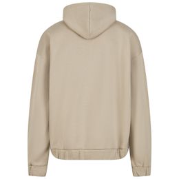 DROPSIZE Herren Kapuzensweatshirt "Dropsize Herren Super Heavy Oversize Blank Zip Hoodie", beige, Gr. S, 70% Baumwolle, 30% Polyester, Sweatshirts