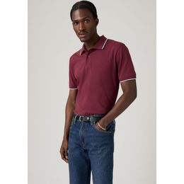 Levi's LEVI'S Herren Poloshirt "LE SLIM HOUSEMARK POLO", rot, Gr. XL, Piqu&eacute;, Obermaterial: 96% Baumwolle, 4% Elasthan, Shirts