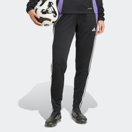 Damen Trainingshose "TIRO 24"schwarz, lila rush, normal, gr., Gr. S, adidas Performance, Obermaterial: 100% Polyester, Hosen