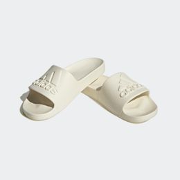Damen Badesandale "ADILETTE AQUA", adidas Sportswear, Gr. 47, wei&szlig;, Synthetik, Schuhe, Badelatschen