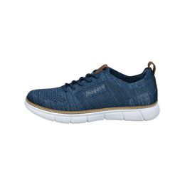 Bugatti Herren Sneaker "Bugatti Sneaker Textil", Gr. 43, blau, Textil, Schuhe