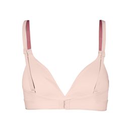 Puma Damen Bralette "Puma WOMEN COTTON TRIANGLE BRALETTE 1P", Gr. M, rosa, Jersey, Obermaterial: 88% Baumwolle, 12% Elasthan, BHs, herausnehmbare