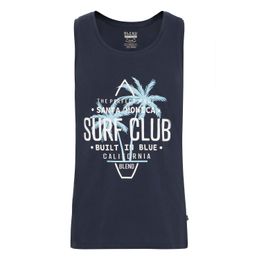 Blend Herren Longtop "Tanktop BHCali", blau, Gr. XXL, Obermaterial: 85% Baumwolle CO. 15% Viskose CV., Tops