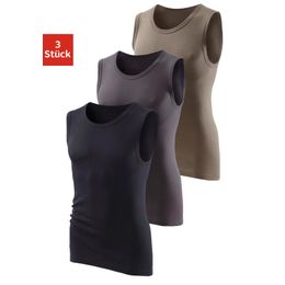 H.I.S. H.I.S Herren Muscleshirt, Gr. 4, gr&uuml;n, Feinripp, Obermaterial: 100% Baumwolle, unifarben, Basic, Shirts, aus weicher Feinripp-Qualit&auml;t