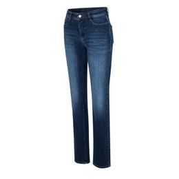 MAC Damen Stretch-Jeans "Dream", blau, Gr. 40, Denim/Jeans, Obermaterial: 84% Baumwolle, 13% Polyester, 3% Elasthan, Jeans, mit Stretch f&uuml;r den