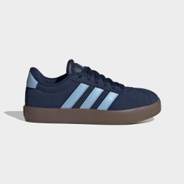 M&auml;dchen Sneaker "VL COURT 3.0", adidas Sportswear, Gr. 39, blau, Leder, Synthetik, Schuhe, inspiriert vom Design des adidas Handball Spezial