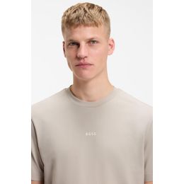 BOSS Orange Herren T-Shirt "TChup Relaxed Fit"open grau070, Gr. XL, unifarben, Single Jersey, Obermaterial: 96% Baumwolle, 4% Elasthan, Shirts,