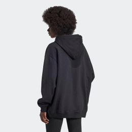 Damen Kapuzensweatshirt "ESS HOODIE", schwarz, Gr. L, adidas originals, Obermaterial: 100% Baumwolle, Sweatshirts, mit Kapuze, aus Baumwolle