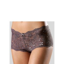 Nuance Damen Panty, Gr. 40, grau, Spitze, Obermaterial: 90% Polyamid, 10% Elasthan, Unterhosen, aus Spitze