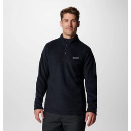 Columbia Herren Fleecepullover "Steens Mountain Half Snap II", schwarz, Gr. M, Fleece, Obermaterial: 100% Polyester. Obermaterial 2: 100% Nylon,