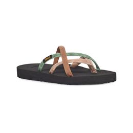 Teva Damen Zehentrenner "Olowahu W ́s", Gr. 36, gr&uuml;n, Textil, Schuhe