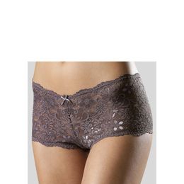 Damen Panty, NUANCE BY LASCANA, Gr. 32, grau, Spitze, Obermaterial: 90% Polyamid, 10% Elasthan, Unterhosen, aus Spitze