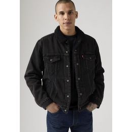 Levi's LEVI'S Herren Kurzjacke "SHERPA"built to last sherpa, Gr. XL, Denim/Jeans, Obermaterial: 100% Baumwolle, Jacken, mit Sherpa F&uuml;tterung