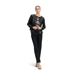 Betty Barclay Damen Jackenblazer "Damen mit Rei&szlig;verschluss", schwarz, Gr. 40, Obermaterial: 100% Polyurethan, 100% Polyester, Blazer, Material