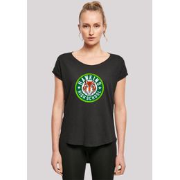 F4NT4STIC Damen T-Shirt "Stranger Things Hawkins Tiger Circle", schwarz, Gr. XS, Obermaterial: 100% Baumwolle, Shirts, Premium Qualit&auml;t