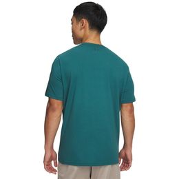 Under Armour Herren T-Shirt "UA TEAM ISSUE WORDMARK SS", gr&uuml;n, Gr. M, Obermaterial: 60% Baumwolle, 40% Polyester, Shirts, leichtes Kurzarmdesign, mit