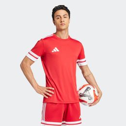 Herren Fu&szlig;balltrikot "SQUADRA 25 TRIKOT", rot, Gr. L, adidas Performance, Obermaterial: 100% Polyester, Trikots
