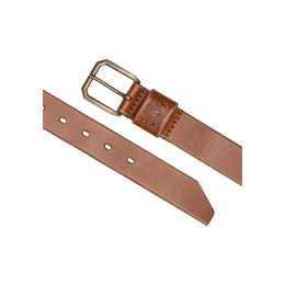 Levi's LEVI'S Damen Lederg&uuml;rtel "WIDE LOOP TWO HORSE BELT", braun, Gr. 100, unifarben, Rindsleder, G&uuml;rtel, mit Logopr&auml;gung