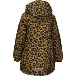 ZIGZAG Jungen Outdoorjacke "Angelina V2", braun, Gr. 110, bedruckt, 100% Polyester, Jacken, mit wasserdichter Membran
