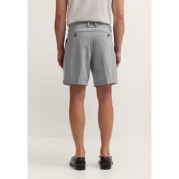 Bugatti Herren Shorts "Loose Fit"250, grau, Gr. 54, unifarben, 40% Wolle, 30% Baumwolle, 28% Polyester, 2% Elasthan, Hosen, aus Woll-Baumwoll-Mix mit