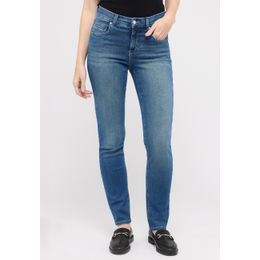 Angels Damen Slim-fit-Jeans "Cici", blau, Gr. 34, Denim/Jeans, Obermaterial: 93% Baumwolle, 5% Polyester, 2% Elasthan, Jeans