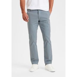 H.I.S. H.I.S Herren Chinohose "- lange Hose in Regular-fit", blau, Gr. 32, unifarben, Web, Obermaterial: 98% Baumwolle, 2% Elasthan, Hosen, aus elastischer