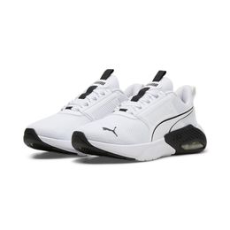 Puma Damen Sneaker "X-CELL NOVA FS", Gr. 42, schwarz-wei&szlig;, Textil, unifarben, Schuhe, mit Schn&uuml;rung, Textil-Obermaterial, Synthetik-Laufsohle