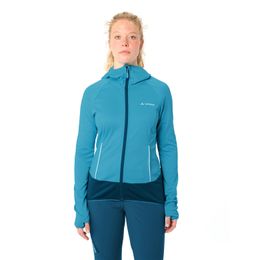 Vaude Damen Fleecejacke "WOMEN'S TEKOA FLEECE JACKET II", blau, Gr. 36, unifarben, Fleece, Obermaterial: 97% Polyester, 3% Elasthan, Jacken, mit