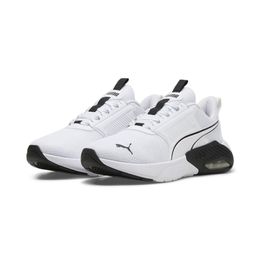 Puma Damen Sneaker "X-CELL NOVA FS", Gr. 45, schwarz-wei&szlig;, Textil, unifarben, Schuhe, mit Schn&uuml;rung, Textil-Obermaterial, Synthetik-Laufsohle