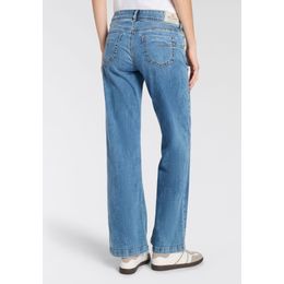 Herrlicher Damen 5-Pocket-Jeans "Edna Denim Light"sun faded, Gr. 31, Denim/Jeans, Obermaterial: 98% Baumwolle, 2% Elasthan, Jeans, im Flared Fit