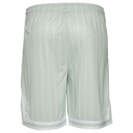 Karl Kani Herren Shorts "Karl Kani Herren KM232-005-1 KK Retro Pinstripes Mesh Shorts"light mint, wei&szlig;, Gr. S, gestreift, 100% Polyester (Recycelt),