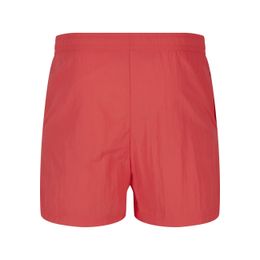 Karl Kani Herren Badeshorts "Karl Kani Herren KM241-052-2 Karl Kani Serif Board Shorts", rot, Gr. XS, 100% Polyimid, Badehosen