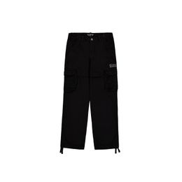 Damen Cargohose "Jet Pant", schwarz, Gr. 30, Alpha Industries, Obermaterial: 100% Baumwolle; Futter: 100% Baumwolle, Hosen