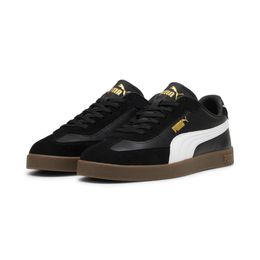 Puma Damen Sneaker "Puma Club II Era Sneakers Erwachsene", Gr. 42,5, schwarz-wei&szlig;, Obermaterial: Kuhleder, Synthetik, Leder. Futter: Textil,