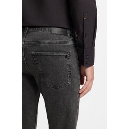 BOSS Orange Herren Slim-fit-Jeans "DELAWARE BO"dunkelgrau022, Gr. 31, unifarben, Denim/Jeans, Obermaterial: 99% Baumwolle, 1% Elasthan, Jeans, mit