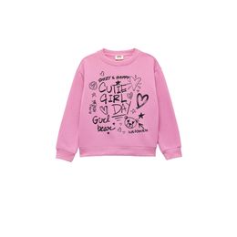 KOTON Sweatshirt M&auml;dchen Gr&ouml;&szlig;e 110/116 pink / schwarz