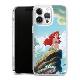 DeinDesign iPhone 14 Pro Max Handy Silikon H&uuml;lle Case transparent Handyh&uuml;lle Official Licensed Product Arielle Die Meerjungfrau Mermaid Silikon Case