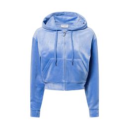 Juicy Couture Sweatjacke 'Iccle Diamante' Damen Gr&ouml;&szlig;e L azur / silber