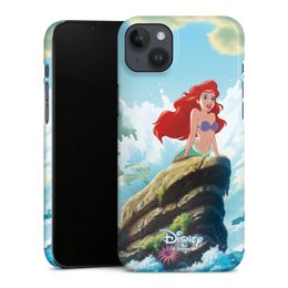 DeinDesign iPhone 14 Plus Handy Premium Case Smartphone Handyh&uuml;lle Schutzh&uuml;lle gl&auml;nzend Official Licensed Product Arielle Die Meerjungfrau Mermaid Premium Case