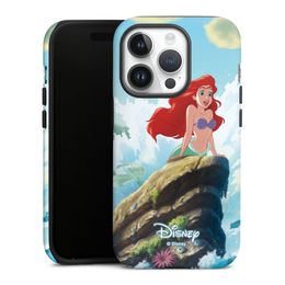 DeinDesign iPhone 14 Pro Handy Panzer Handyh&uuml;lle robuste Outdoor H&uuml;lle Schutzh&uuml;lle matt Official Licensed Product Arielle Die Meerjungfrau Mermaid Tough Case