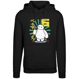 F4NT4STIC Sweatshirt 'Big Hero 6 Baymax Lollypop' Damen Gr&ouml;&szlig;e L gelb / gr&uuml;n / schwarz / wei&szlig;