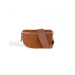 Lepelou G&uuml;rteltasche 'ARIA medium' Damen Gr&ouml;&szlig;e 25 cm x 16 cm x 8 cm cognac